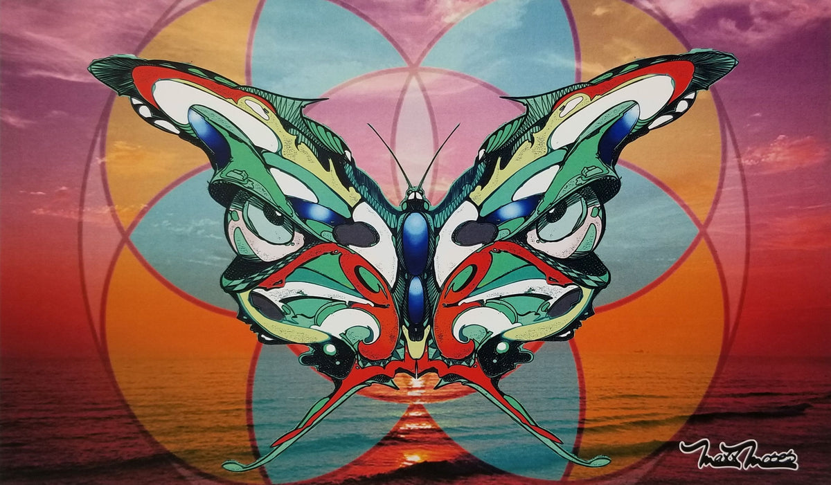 "Butterfly" by African American mural artist Maxx Moses – Fanoggin